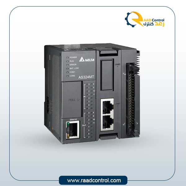 خرید پی ال سی as324mt-a دلتا | قیمت plc با 12 ورودی و 12 خروجی ترانزیستوری